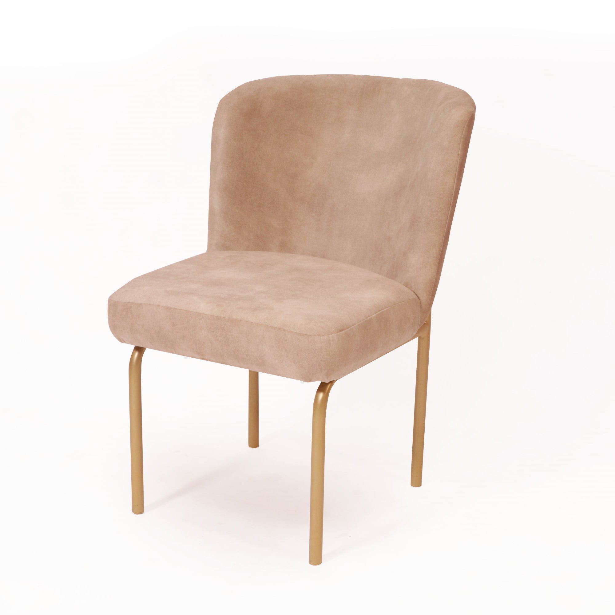 Upholstered Golden Chair