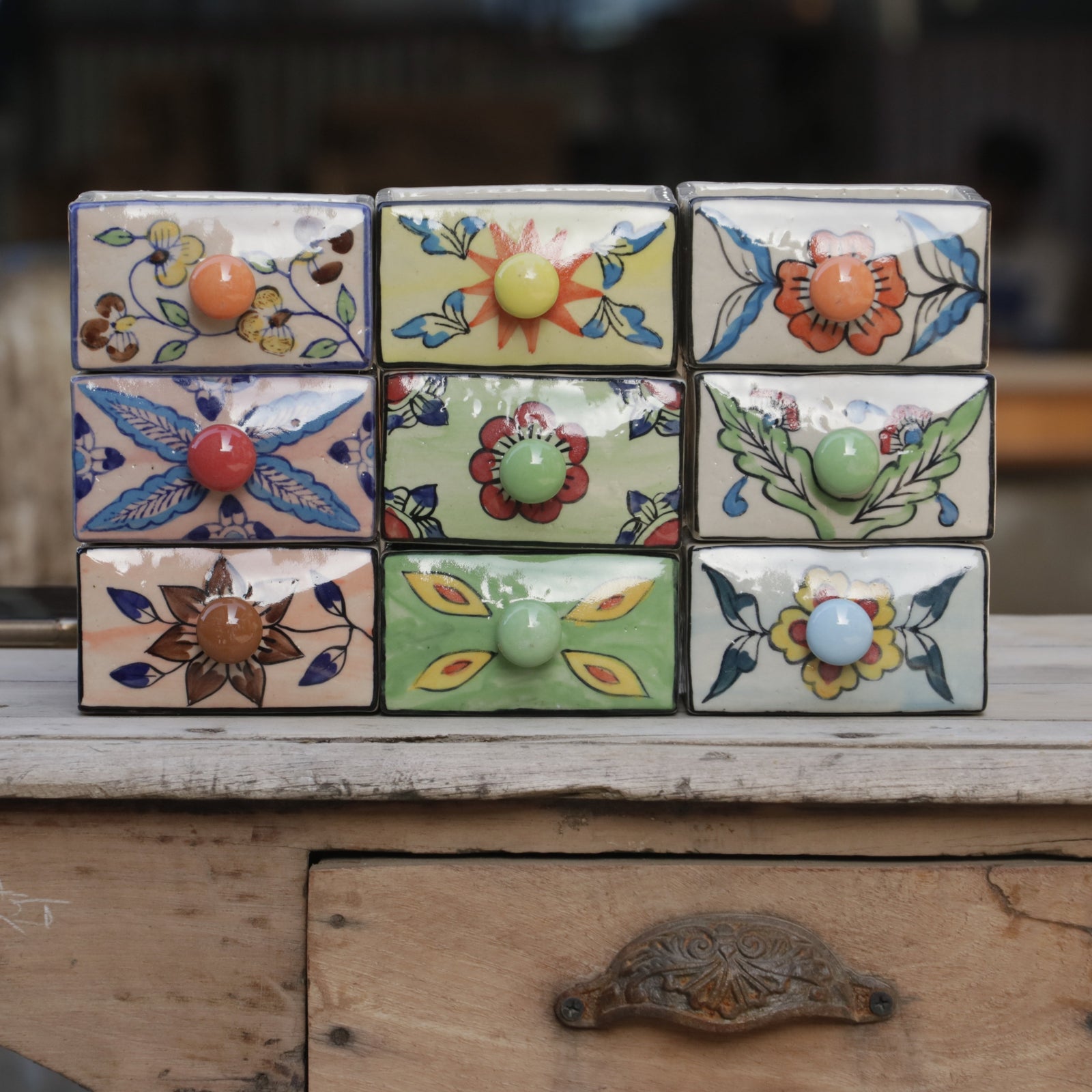 Premium Ceramic Drawers - Artistic Storage Solutions - Woodshala