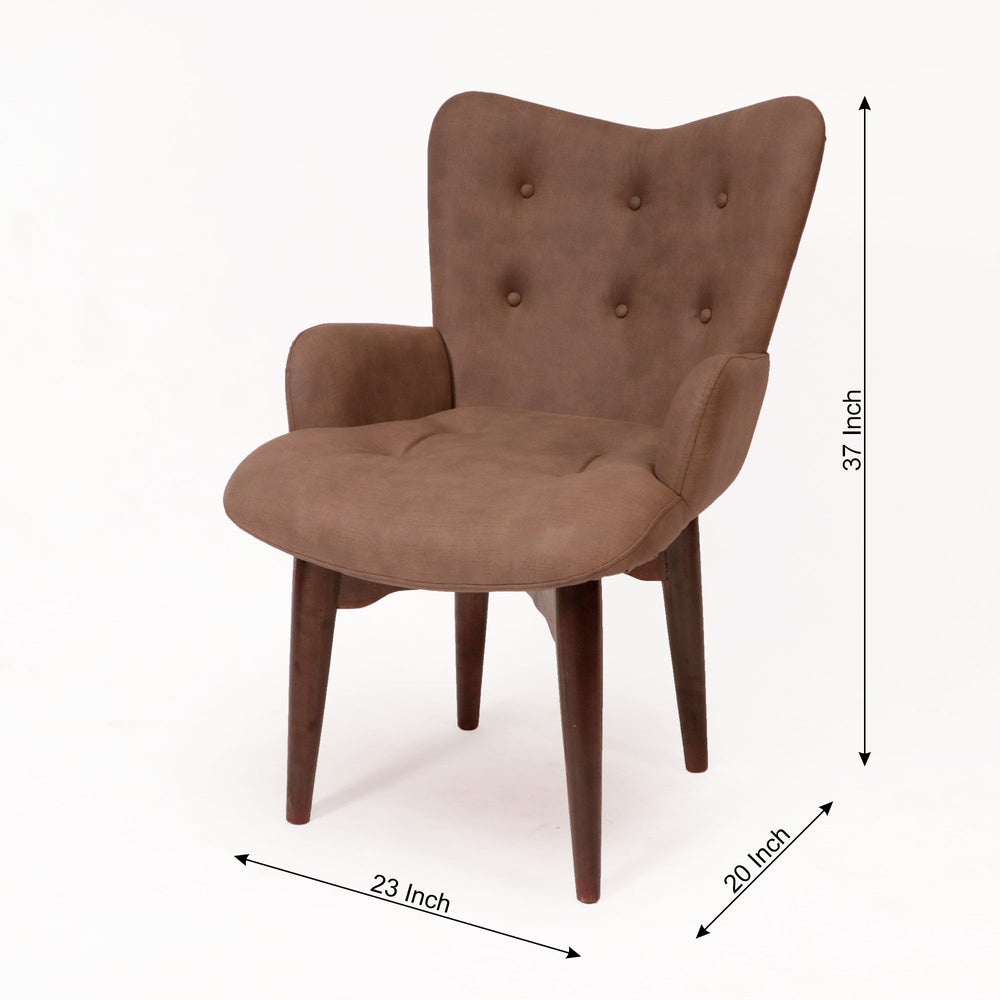 Versatile Upholstered Contemporary Handmade Wooden Chair