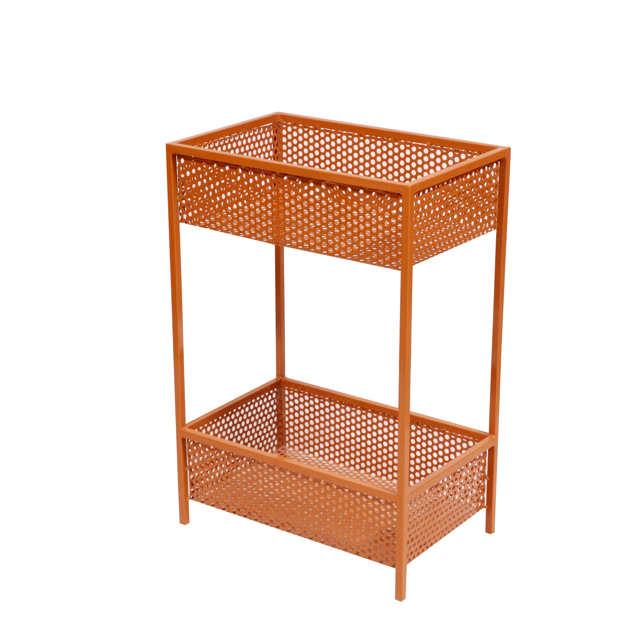 Multipurpose metallic fruit and vegetable rack